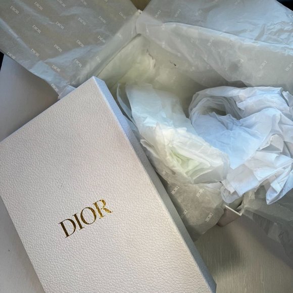 Dior | Accents | Dior Empty Box Classic White Pebble | Poshmark